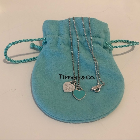 Tiffany & Co. | Jewelry | Tiffany Co Tiffany Blue Double Heart Tag ...